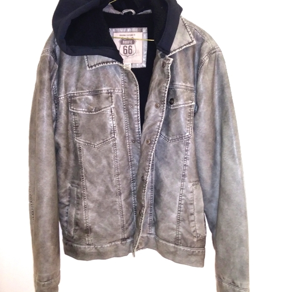 Route 66 | Jackets & Coats | New Route 66 Mens Leather Jacket | Poshmark